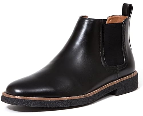 Deer Stags Men's Rockland Dress Comfort Chelsea Boot/Black/ 10 / Medium