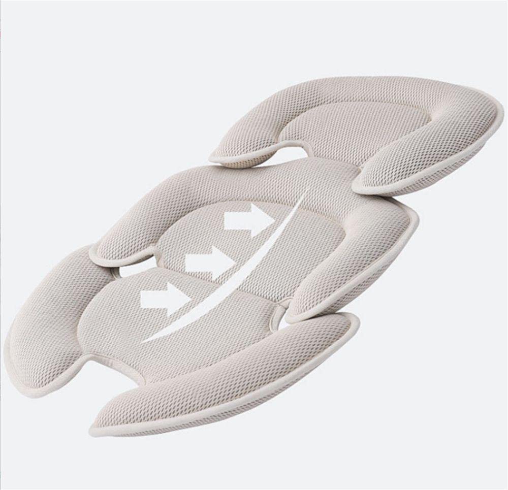 Head and Body Support Pillow Using in car or stoller, Infant Car Seat Insert,Stroller Liner Head and Body Support Pillow,Beige