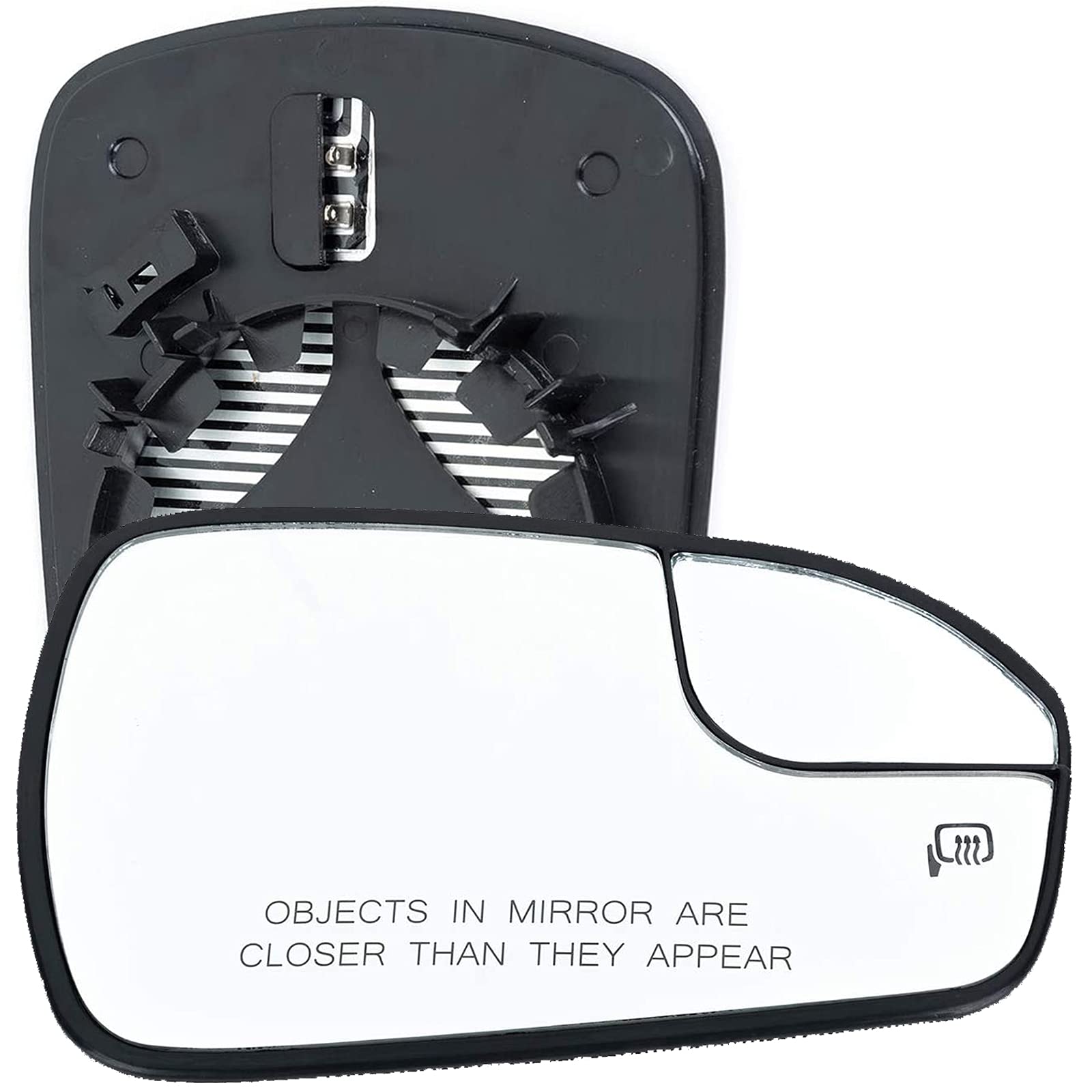 DS7Z17K707B Fusion Passenger Side Mirror Compatible with 2013-2020 Ford Fusion Right Power Heated Convex Mirror Glass