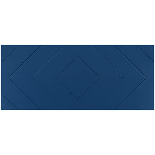 Knocbel Vintage Storage Cabinet with 3 Doors and Adjustable Shelf, Entry Hallway Foyer Console Table Buffet Sideboard Cupboard Coffee Bar, 99lbs Weight Capacity (Navy Blue)