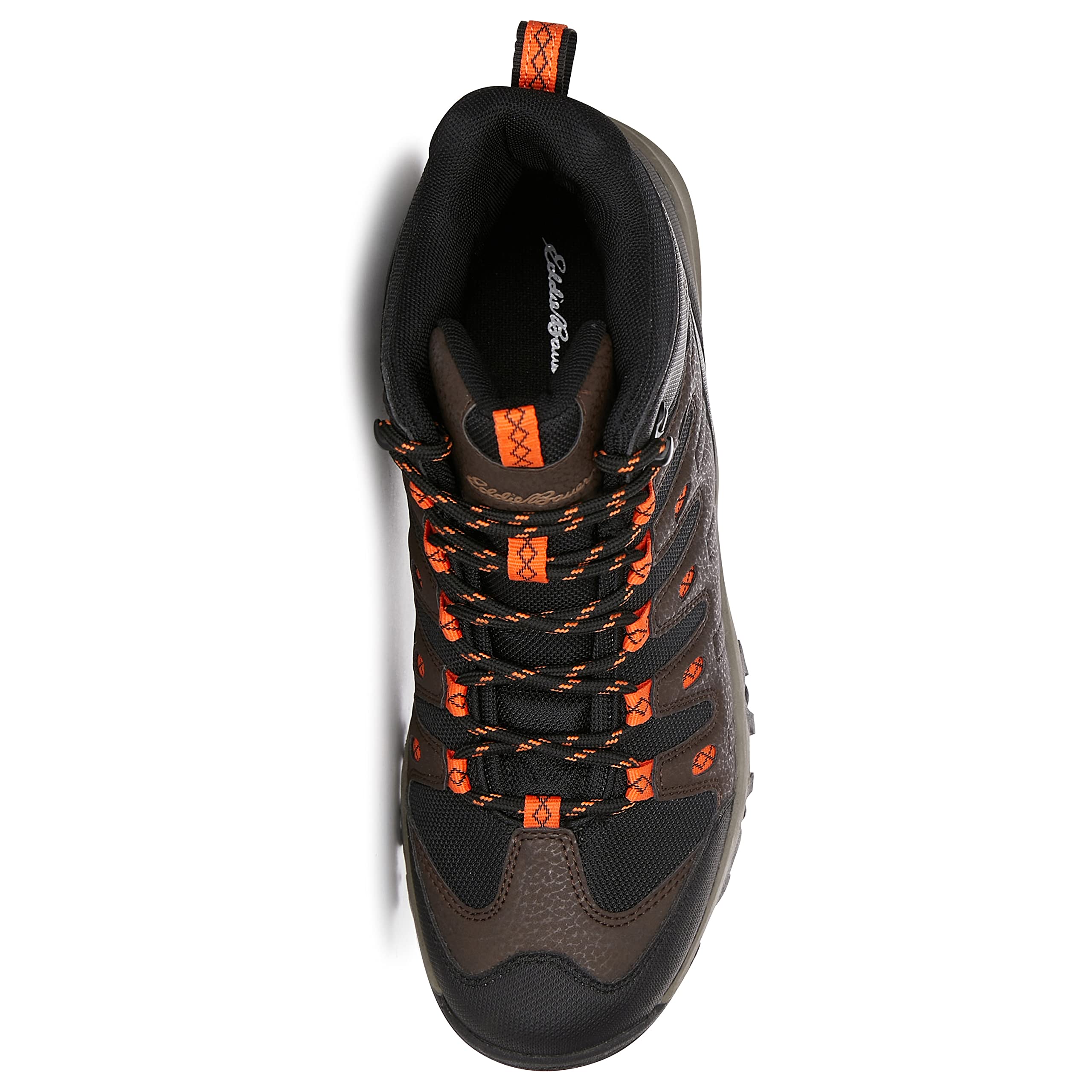 Eddie Bauer Mont Lake Hiking Boots for Men | Waterproof, Multi-Directional Lugs, Stylish & Protective Design Traction Outsole Memory Foam Insole