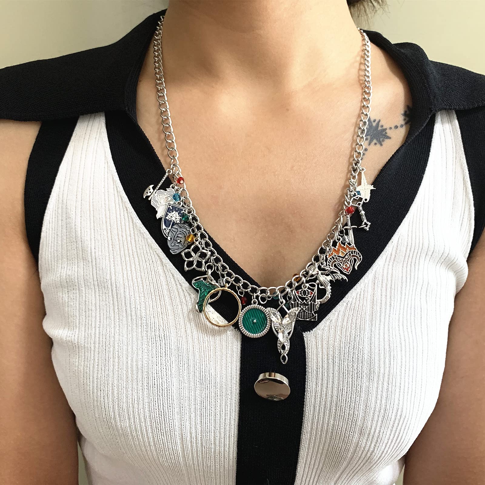 DreamWater TV Movies Charm Necklace Gifts for Woman