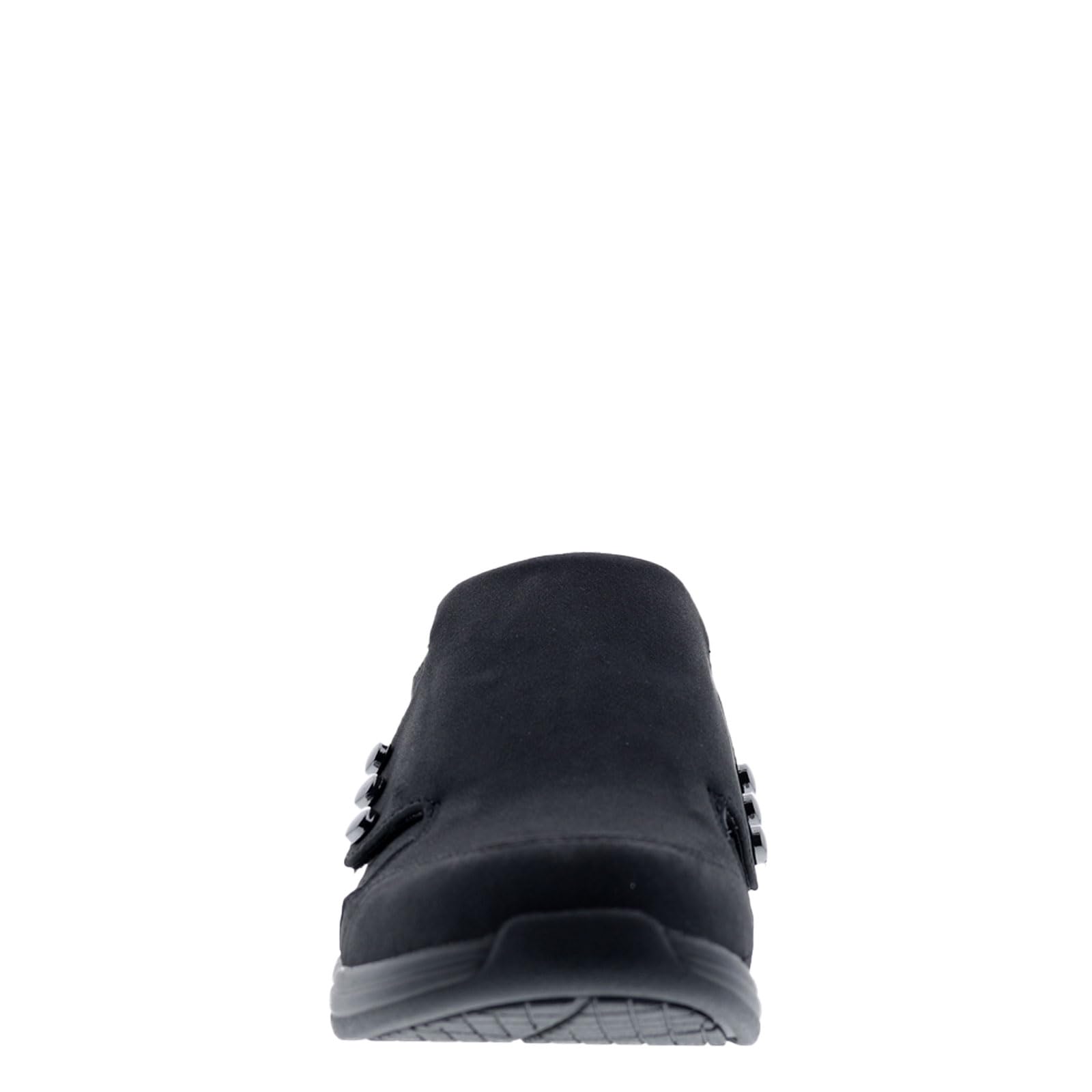 Drew Women's Bouquet Black Nubuck Casual Shoe, 7 Wide (D/E) US