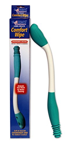 RMS Long Reach Comfort Wipe - Self Assist Toilet Aid, Ideal Daily Living Bathroom Aid for Limited Mobility