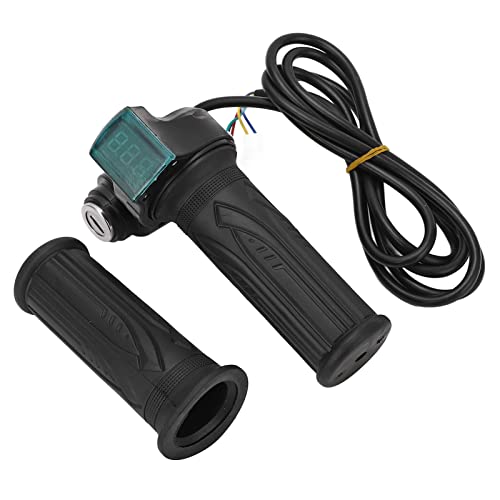 Electric Bike Twist Throttle Handle, 24V 1000W Heat Dissipation Bicycle Brushed Controller Kit Speed Control Stable for Electric Scooters