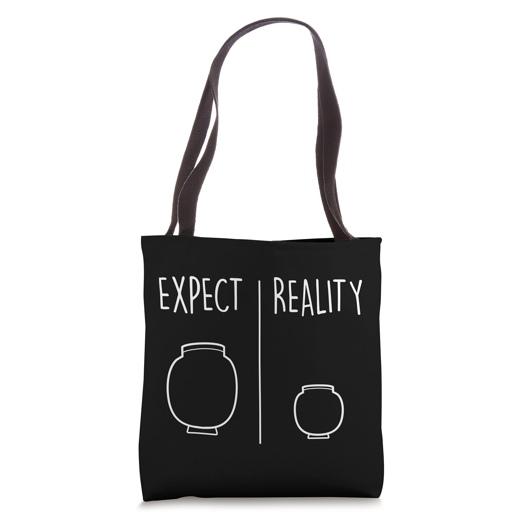 Expect vs reality in pottery - funny pottery pun Tote Bag