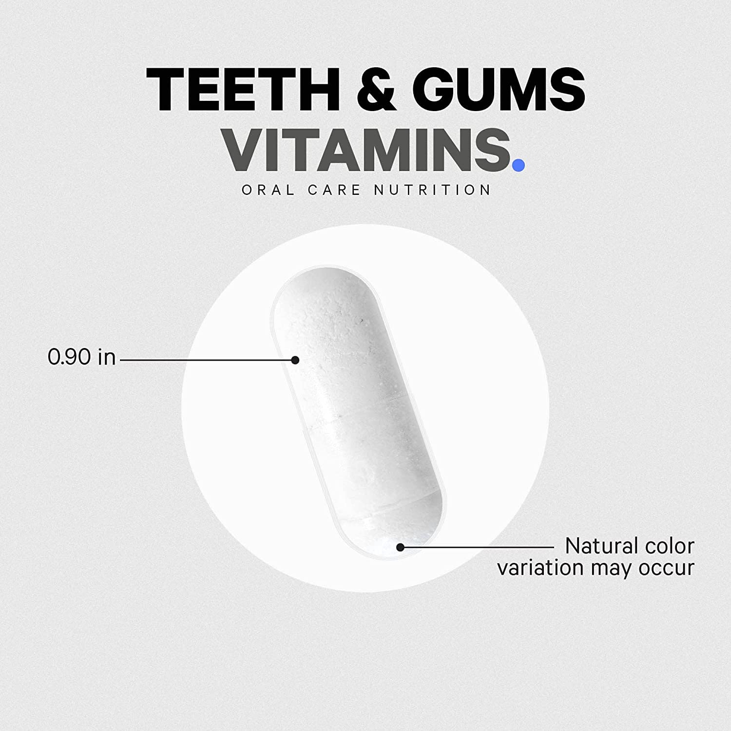 Codeage Teeth & Gums Vitamins + Oral Probiotics Supplement for Mouth - Whole Food Calcium, Collagen, Potassium, Vitamin C, D3, K2, Zinc β Oral Care & Dental Multivitamin Supplements - 90 Capsules