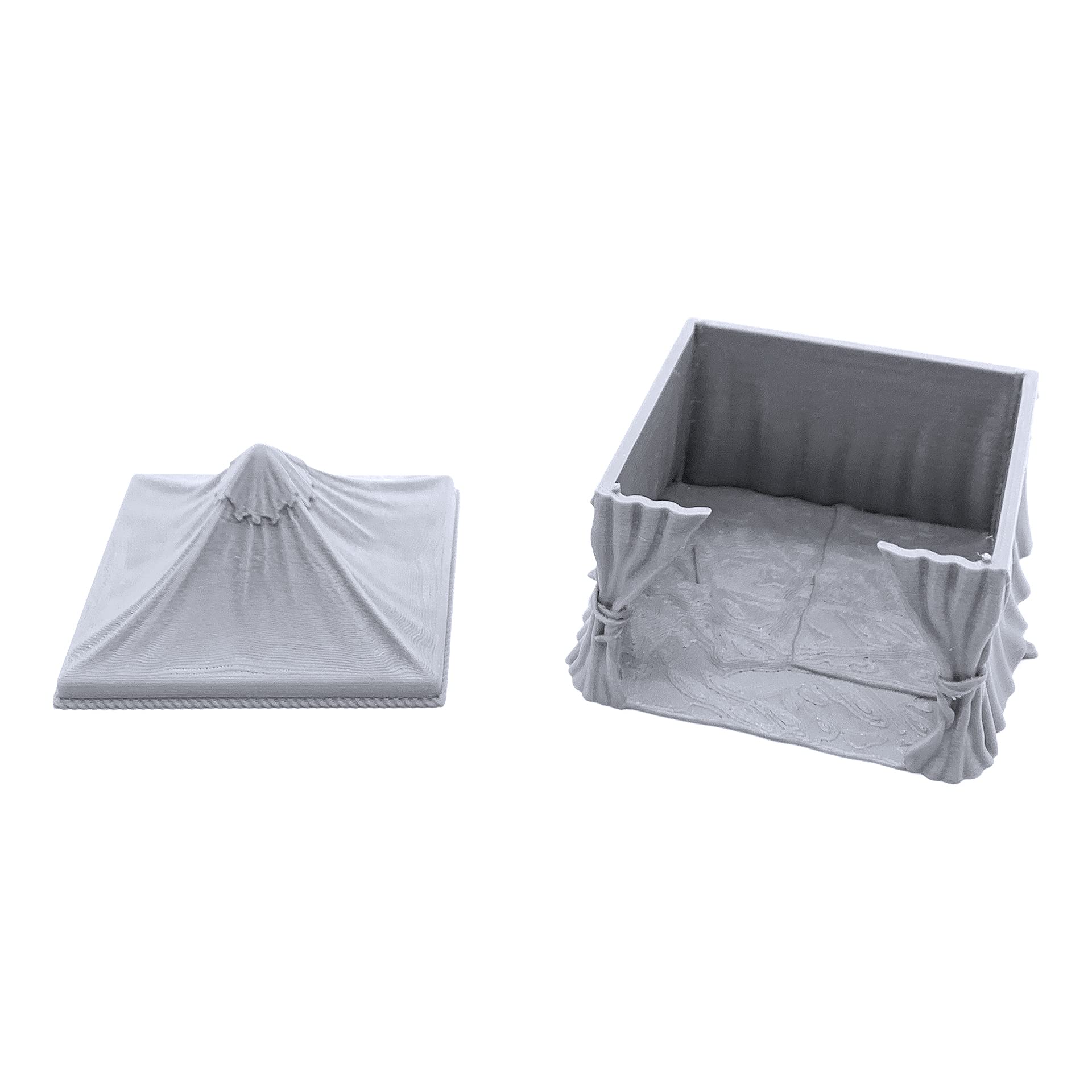 EnderToys Traveler's Camp II by Printable Scenery, 3D Printed Tabletop RPG Scenery and Wargame Terrain 28mm Miniatures
