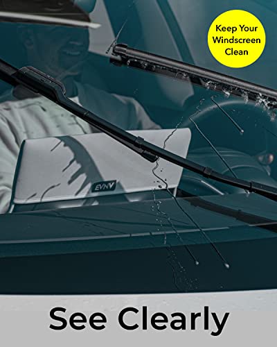 EVNV Tesla Model Y Windshield Wiper Blades - Streak Free Performance - OEM Replacement 26" + 20" Wiper Blade Set - Fits 2020-2022 Model Y