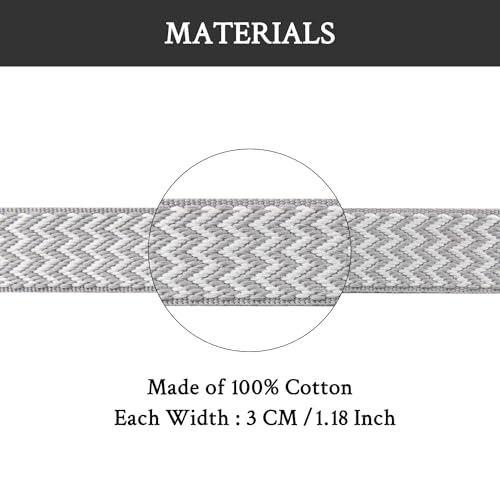 Endoto Fat Shoelaces Replacement Flat Laces for Lanvin Sneaker Shoes(Color:Grey&White,Size:62Inch)