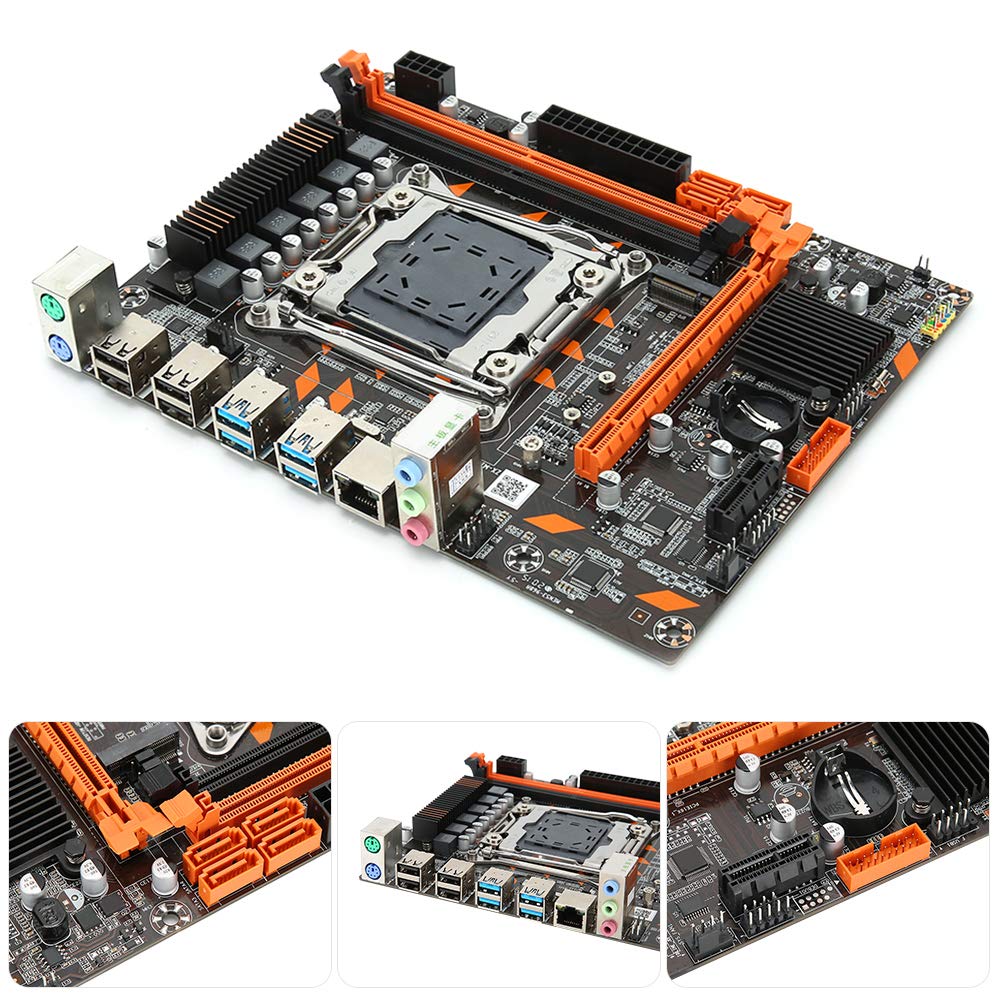 DDR4 Dual Channel Computer Motherboard USB3.0 for Gigabit Networks Cards LGA 2011‑3 Pin E5 Supports M.2 Hard Disk Port