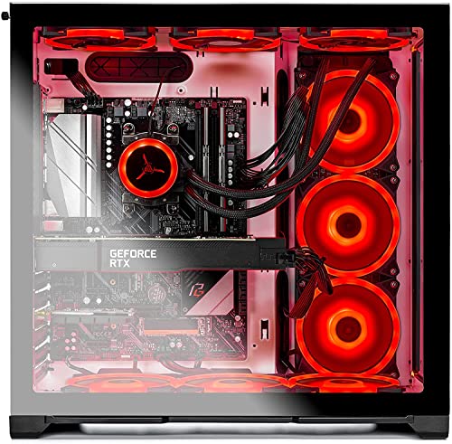 Skytech Gaming Prism II Gaming Computer PC Desktop - AMD Ryzen 7 5800X 8-Core 3.8GHz, RTX 3080 Ti 12G GDDR6X, 1TB NVMe Gen4 SSD, 16GB DDR4 3200, RGB Fans, 360mm AIO, AC WiFi, Windows 11 Home 64-bit
