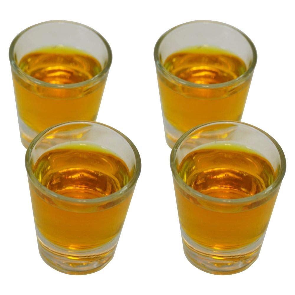 Fairly Odd Novelties Drunken Balance Stacking Drinking Game Includes 4 Shot Glasses 18 Chairs, 2oz, Clear (FON-10247)