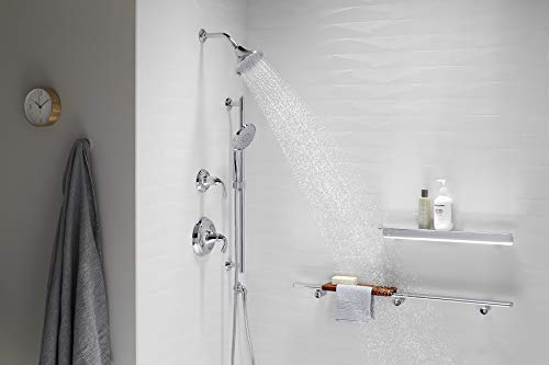 Kohler K-22169-G-CP Forte 1.75 GPM Multifunction Showerhead with Katalyst Air-Induction Technology, Polished Chrome