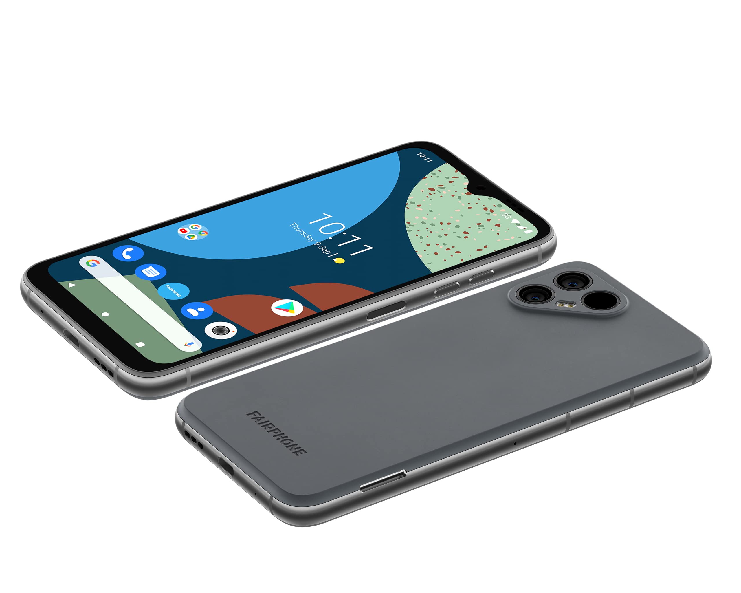 Fairphone 4 Dual-SIM 128GB ROM + 6GB RAM (GSM Only | No CDMA) Factory Unlocked 5G Smartphone (Grey) - International Version