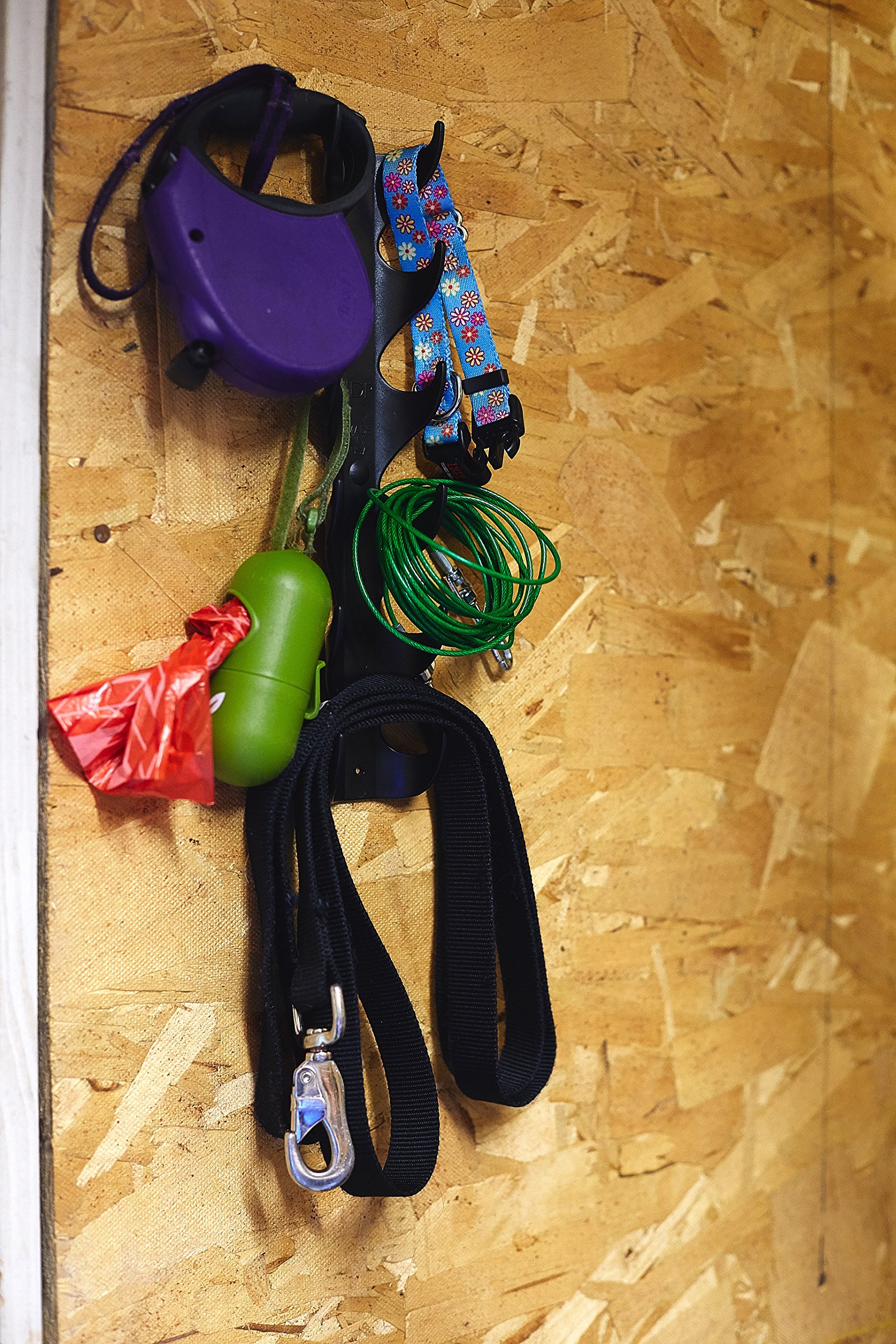 Multi-Functional Vertical Hooks- Made in The USA- Hook Solutions for Simple Organization (Black)