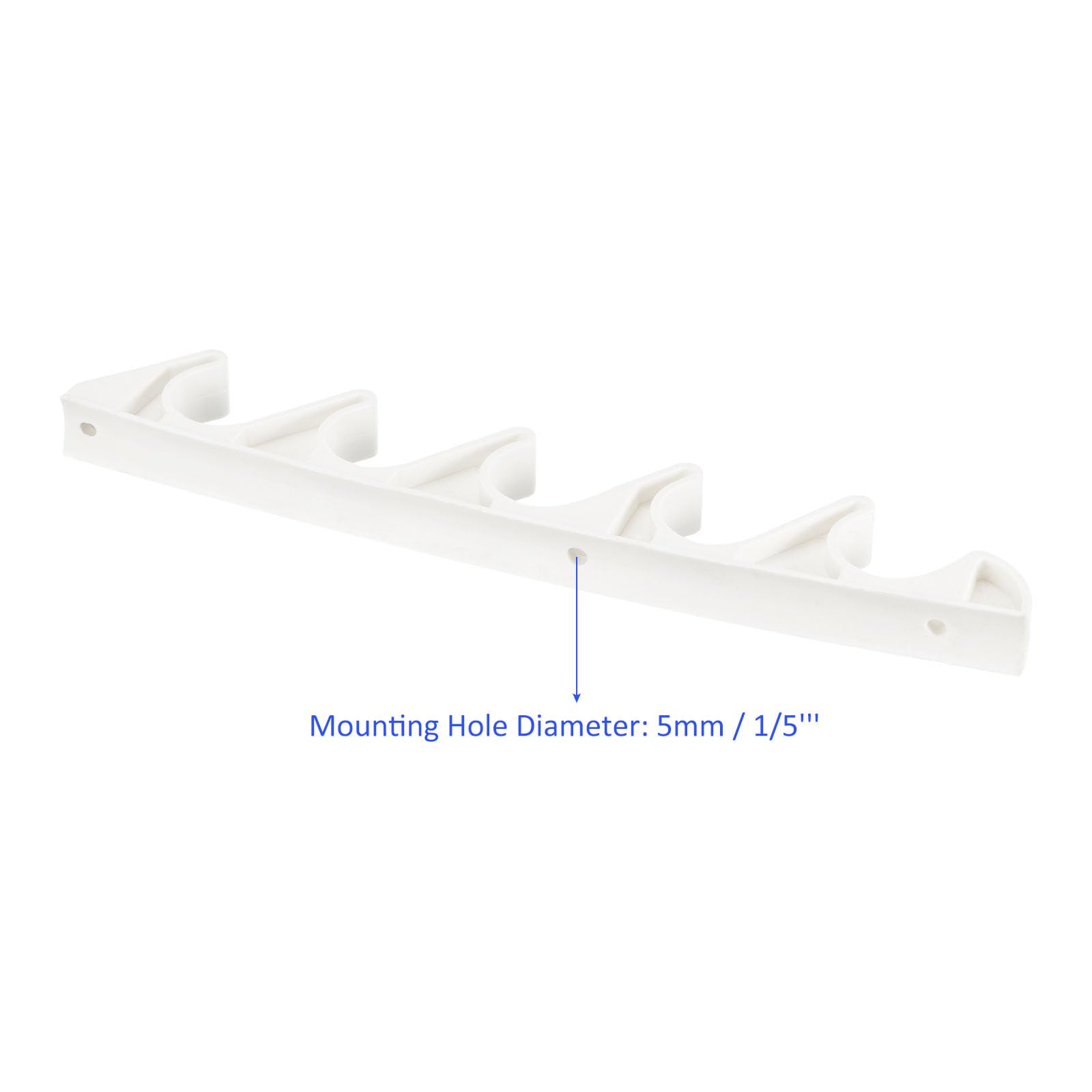 M METERXITY 4 Pack Chaise Adjustment Bracket - 5 Positions to Adjust The Inclination, Apply to Outdoor/Garden/Beach/Balcony (White)
