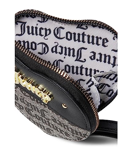 Juicy Couture Cool Collar Heart ZA Black/Beige Printed Status One Size