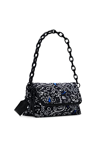 Desigual Accessories Fabric Across Body Bag, Black