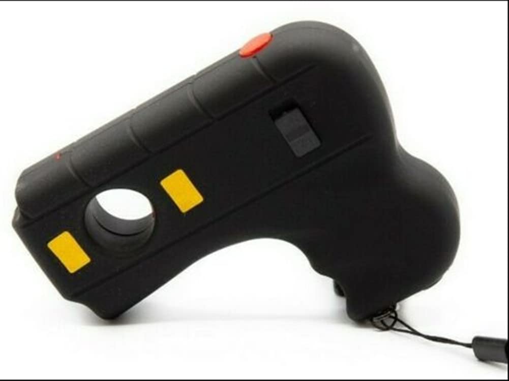 EXOGUN Stun Gun,Flashlight Stun Guns with Safety Disable Pin.Wall Charger Included