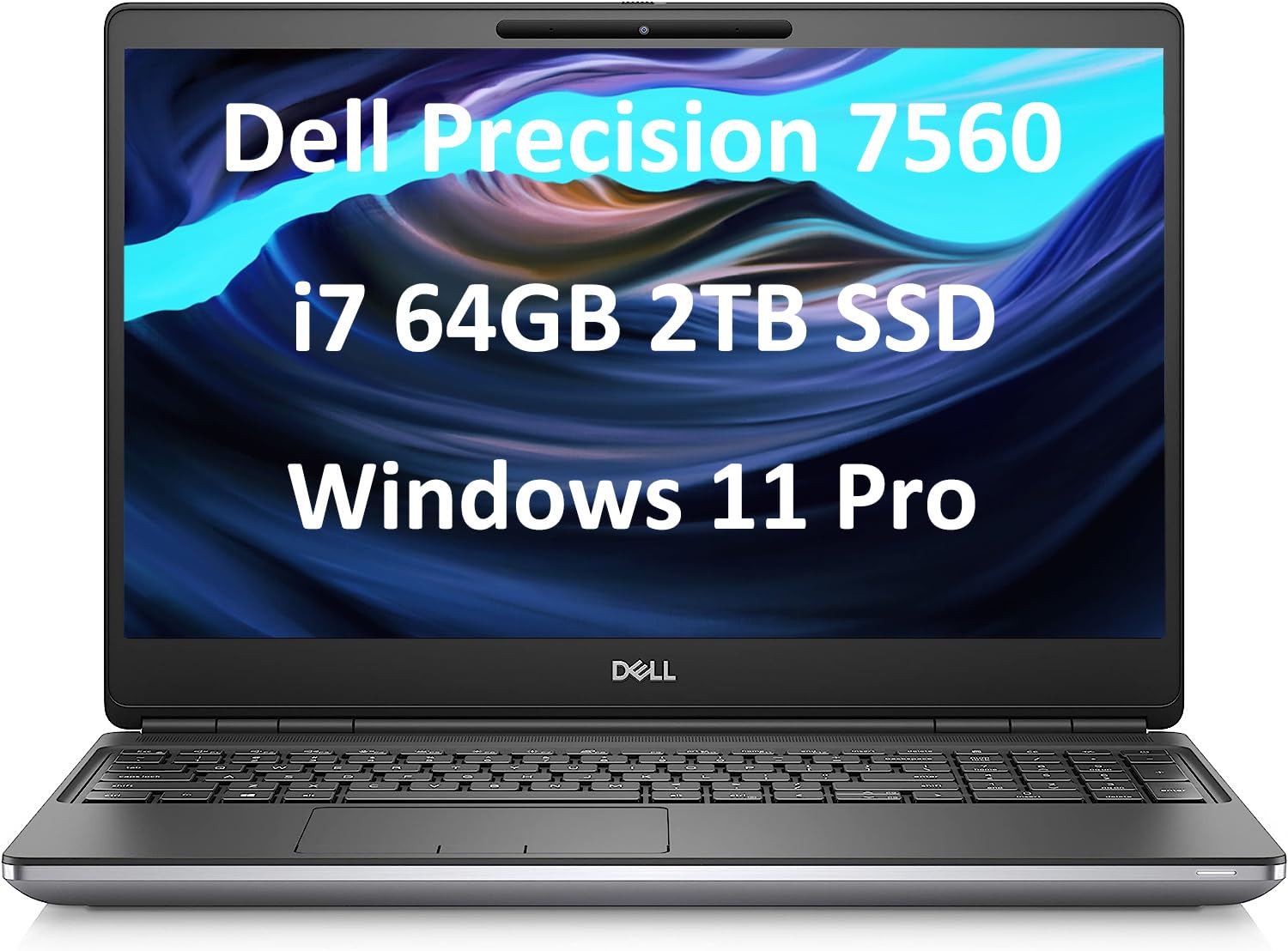 Dell Precision 7560 7000 Mobile Workstation Laptop 15.6" FHD (Intel 8-Core i7-11850H, 64GB RAM, 2TB SSD, Quadro T1200) 3-Year WRT, Thunderbolt 4, RJ-45, Webcam, Wi-Fi 6E, Win 11 Pro