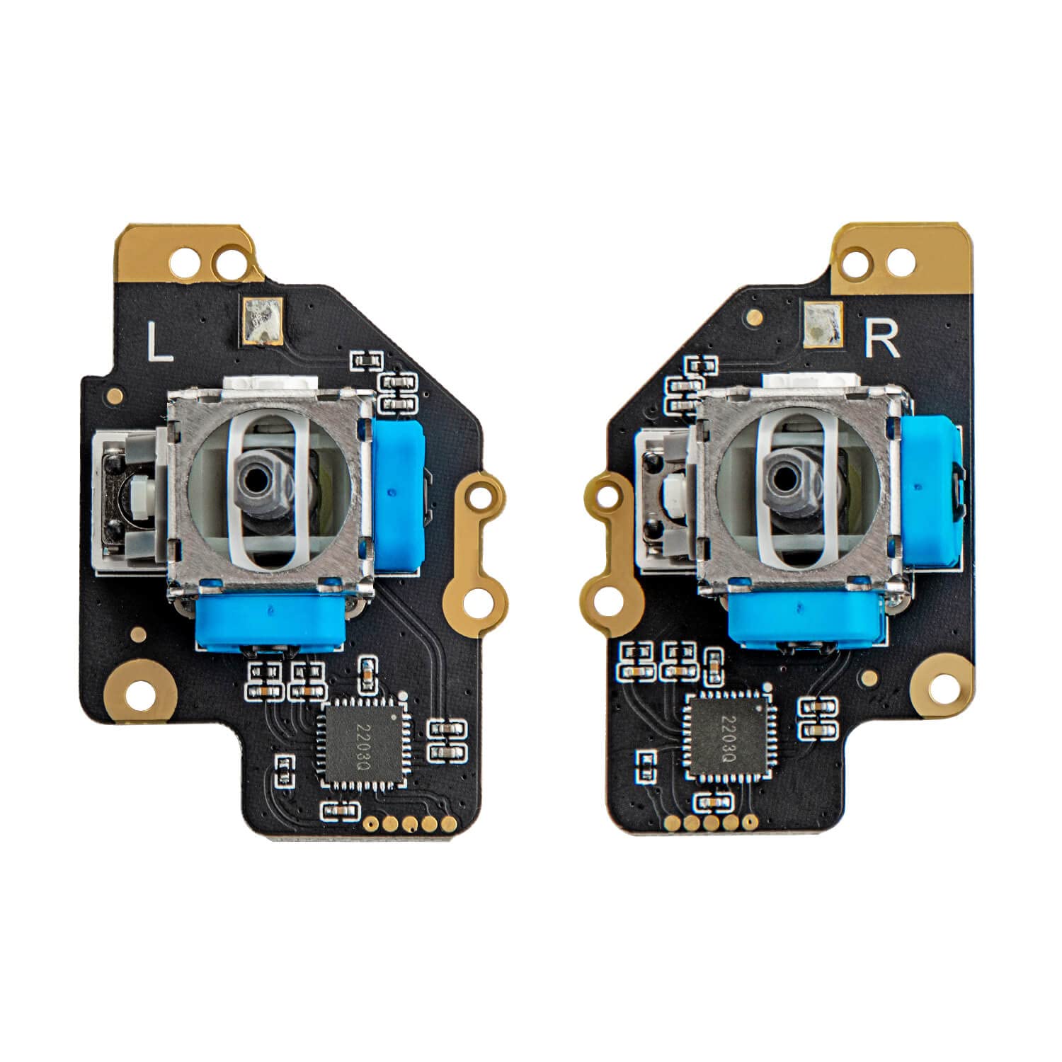Electromagnetic Joystick Replacement for Steam Deck, Electromagnetic Joystick Repair Kit with Hall Effect Sensor, Joystick Module Left/Right Thumbstick Analog Joystick(Only for MEDA model)