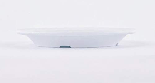 G.E.T. Enterprises DC-200-W White 5.75" Saucer for DC-100 & DC-101 (Pack of 12)