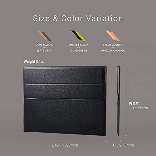 ELECOM Soft Leather Sleeve 13 inch MacBook Air MacBook Pro Case and Stand Heat Dissipation Lightweight Easy Install/Off BM-IBMNOM2013BK