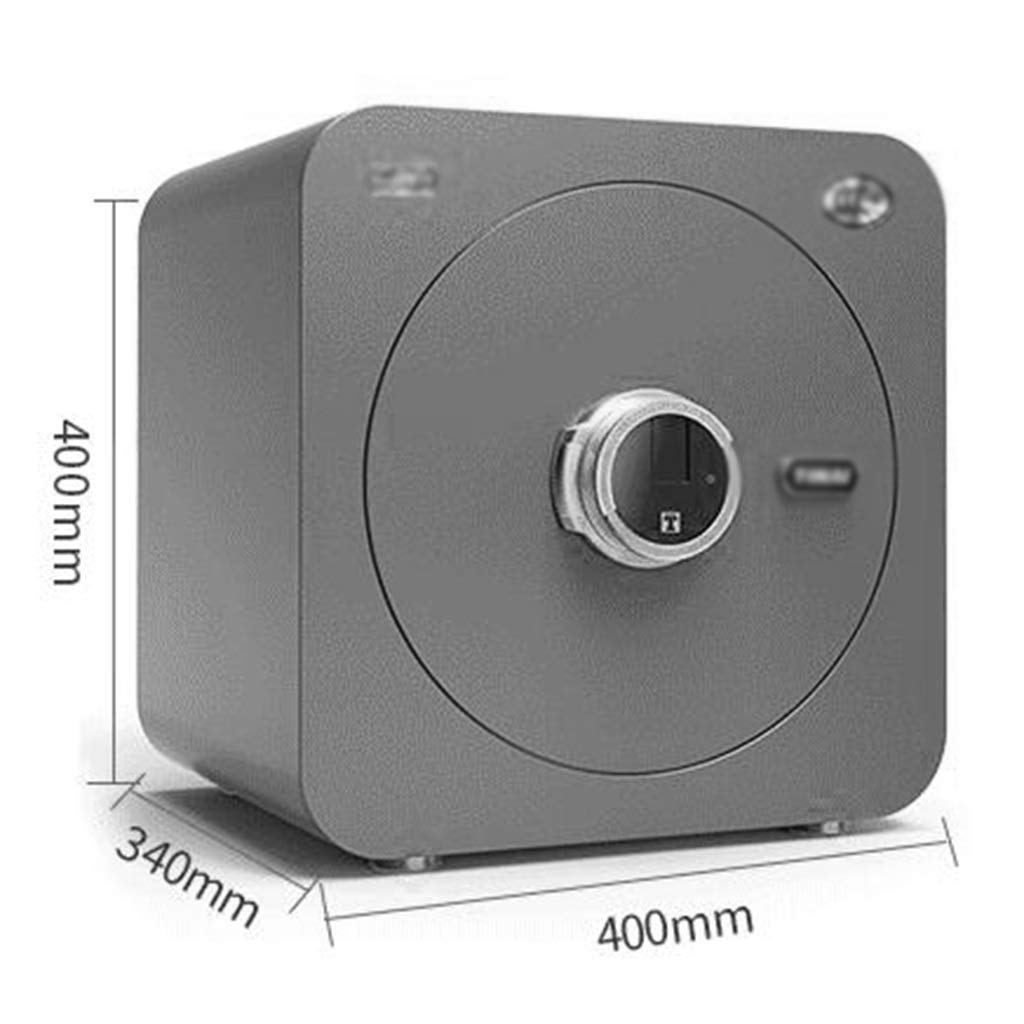 Electronic Digital Safe, Small Sized Solid Steel Security Keypad Lock Box, Jewelry Cash Money Passport Gun Cabinet, Small Safety Wall-mounted Safety Bedside Cabinet Safe (Size : 40 * 34 * 40cm) ( Colo