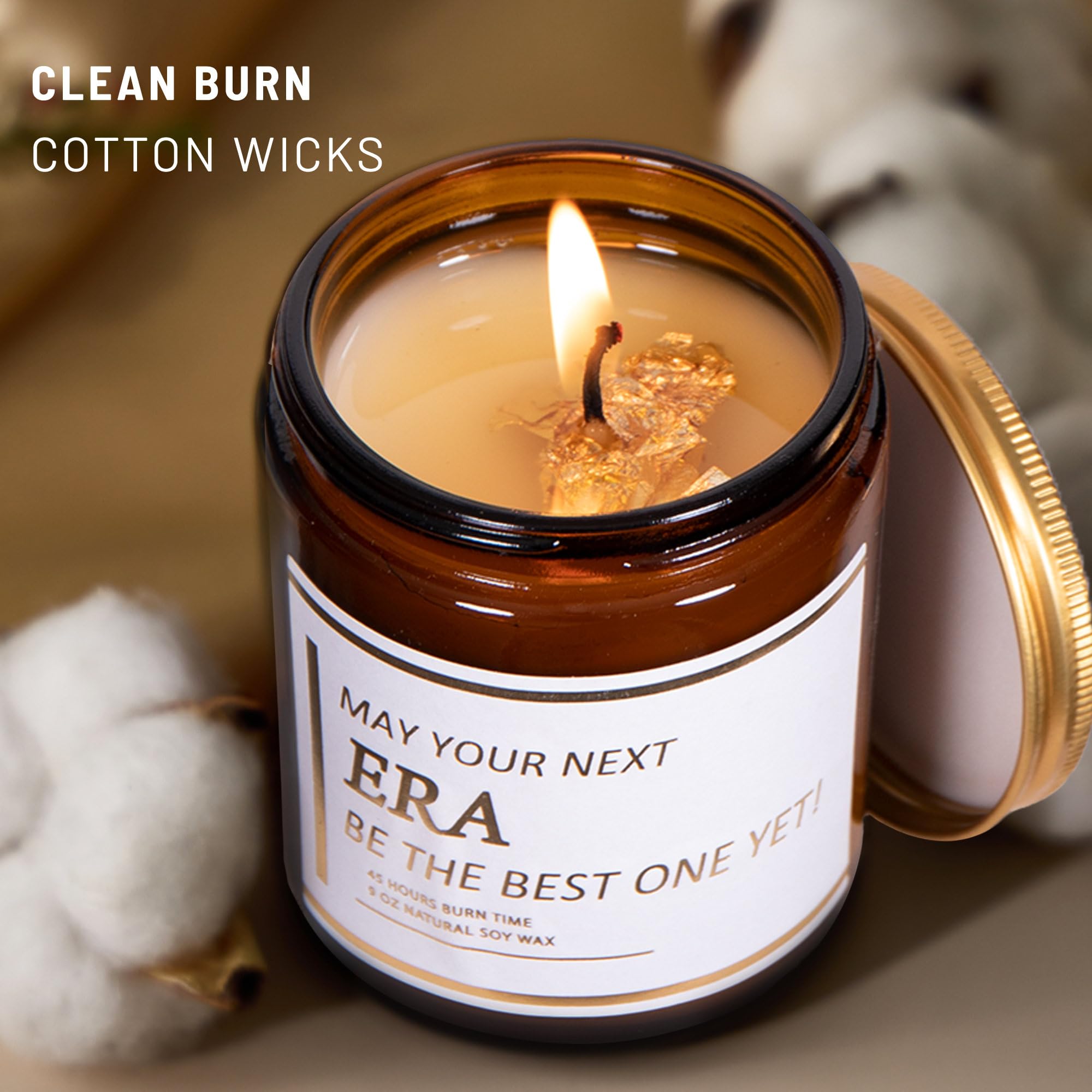 Music Lover Birthday Gift,May This Be Your Best Era Scented Candle, Music Fans Celebration Decor Accessories,9oz Pure Soy Wax Handcrafted, Lavender Scent.