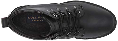 Cole Haan Women's Briana Grand LACE-UP Hiker Boot Hiking, BLACK WP LEATHER, 5 B US