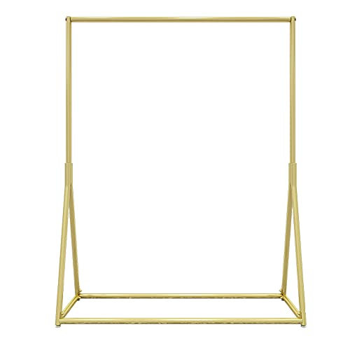 NEOCHY Clothing Display Racks, Iron Heavy-Duty Hangers, Open Child Clothing Store Display Racks/Golden/100X40X150Cm