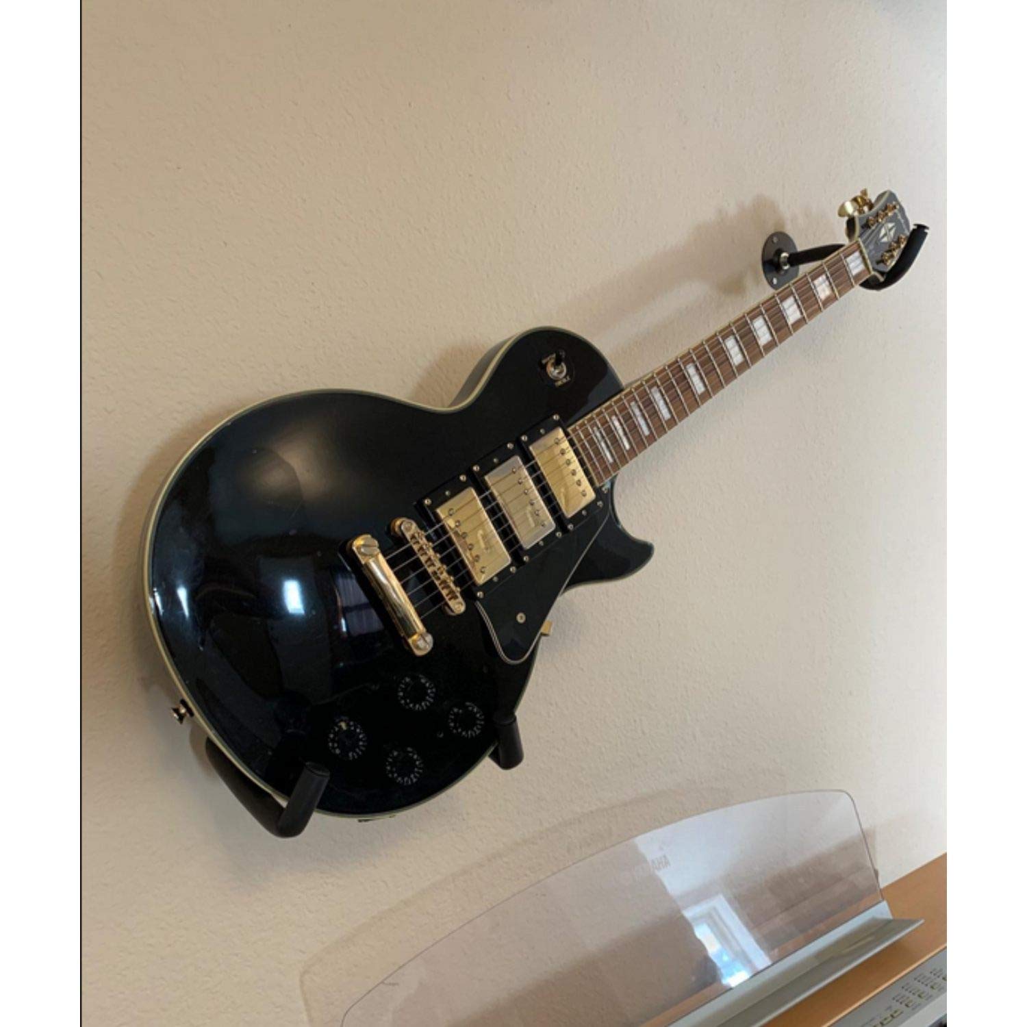 Electric Guitar/Bass/Ukulele Wall Mount Horizontal Guitar Hanger