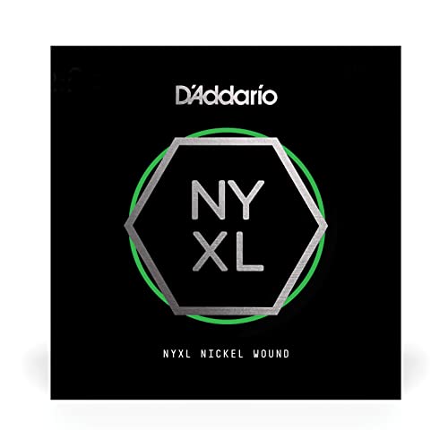 D'Addario NYXL Nickel Wound Electric Guitar Single String, 017
