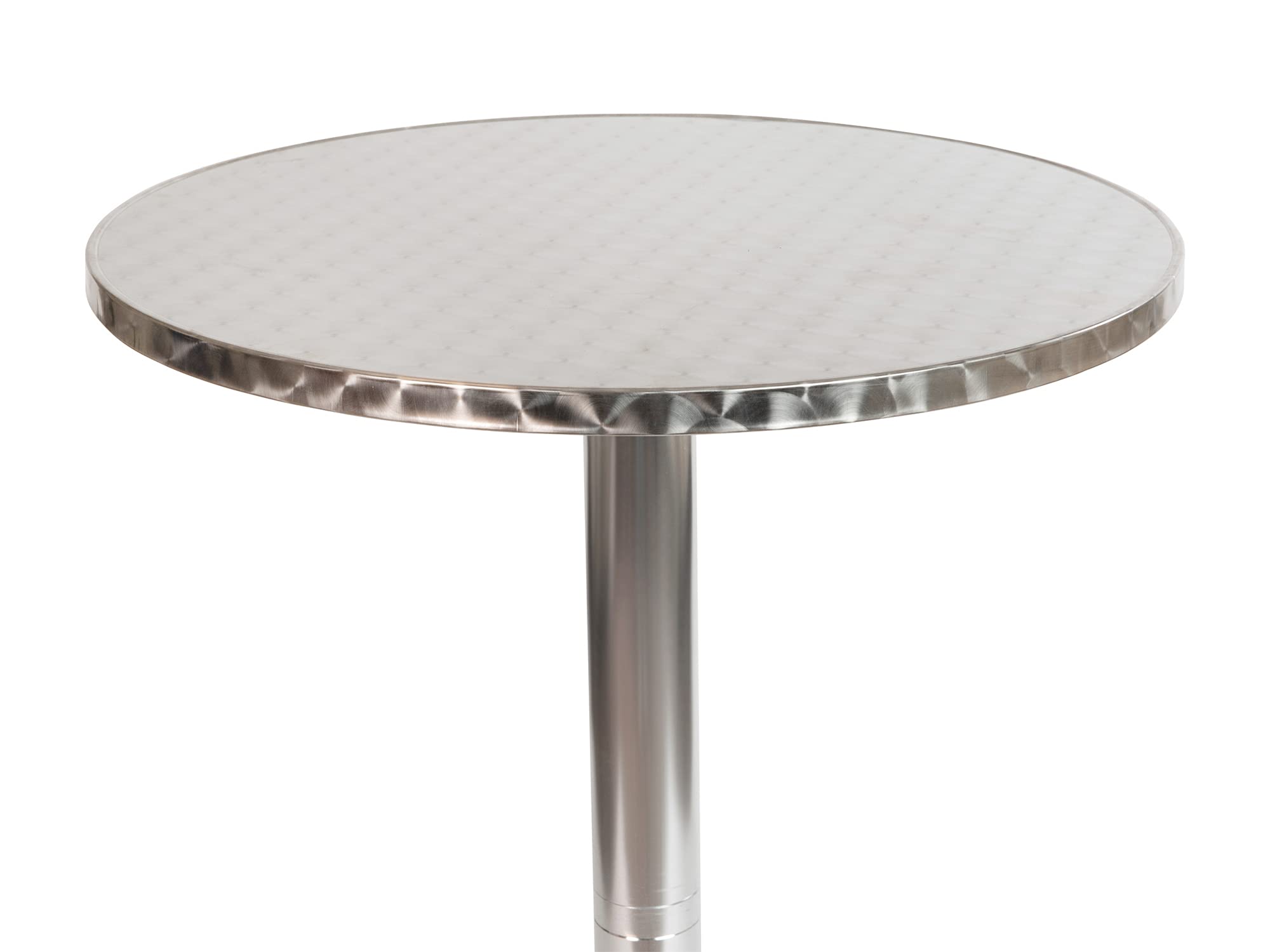 Flash Furniture Metal Bar Table - Aluminum Patio Table - Mellie 23.5"H Round Bar Height Table - Indoor/Outdoor