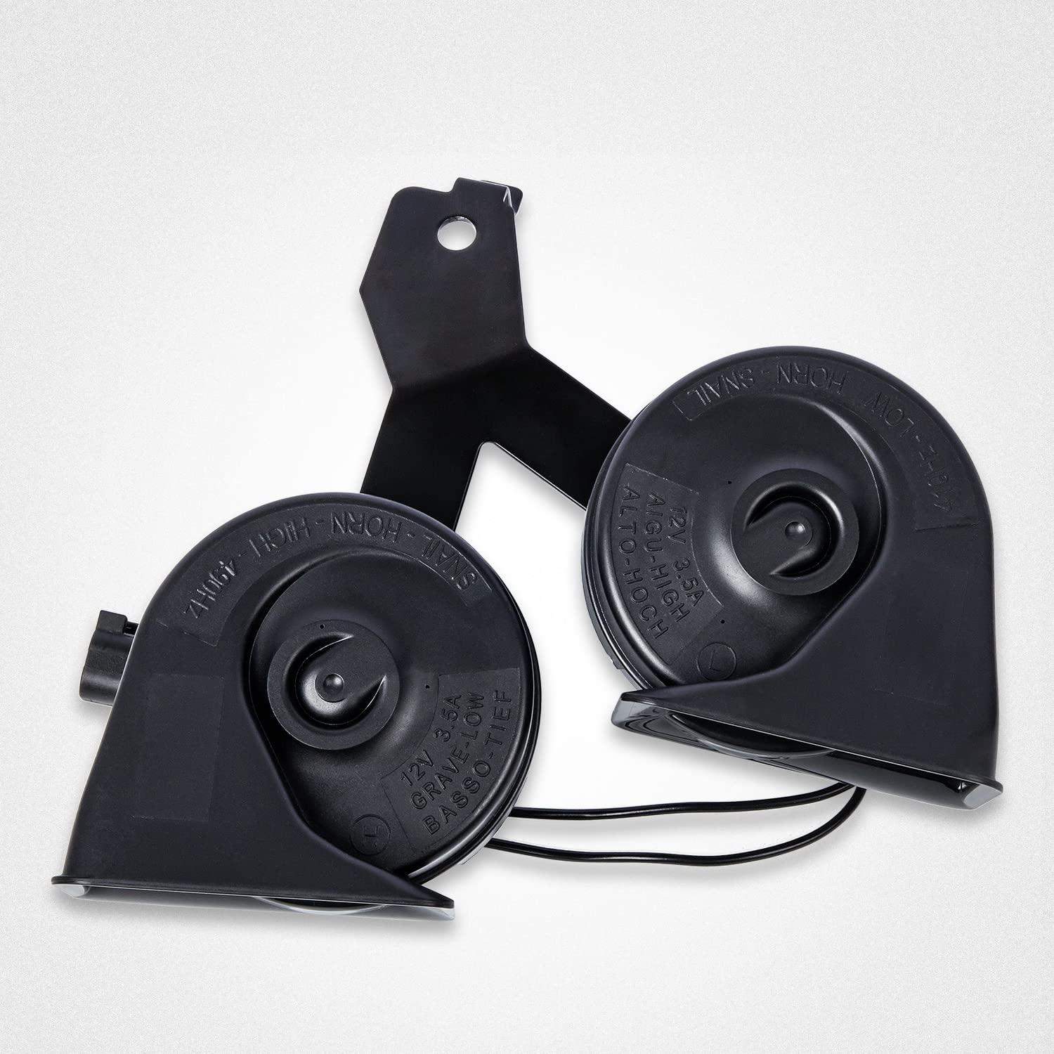 F150 Horn Kit Horn Assembly Compatible with Ford F-150 2009-2014 Replace 9L3Z-13832-A, 9L3Z13832A (Vehicle Horn)