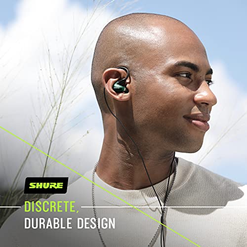 Shure SE846 PRO Gen 2 Wired Sound Isolating Earphones, Secure in-Ear Earbuds, High-End Professional Sound, Hi-Def Four Drivers, Upgraded Sound Filters, Durable Quality, Customizable Frequency - Clear