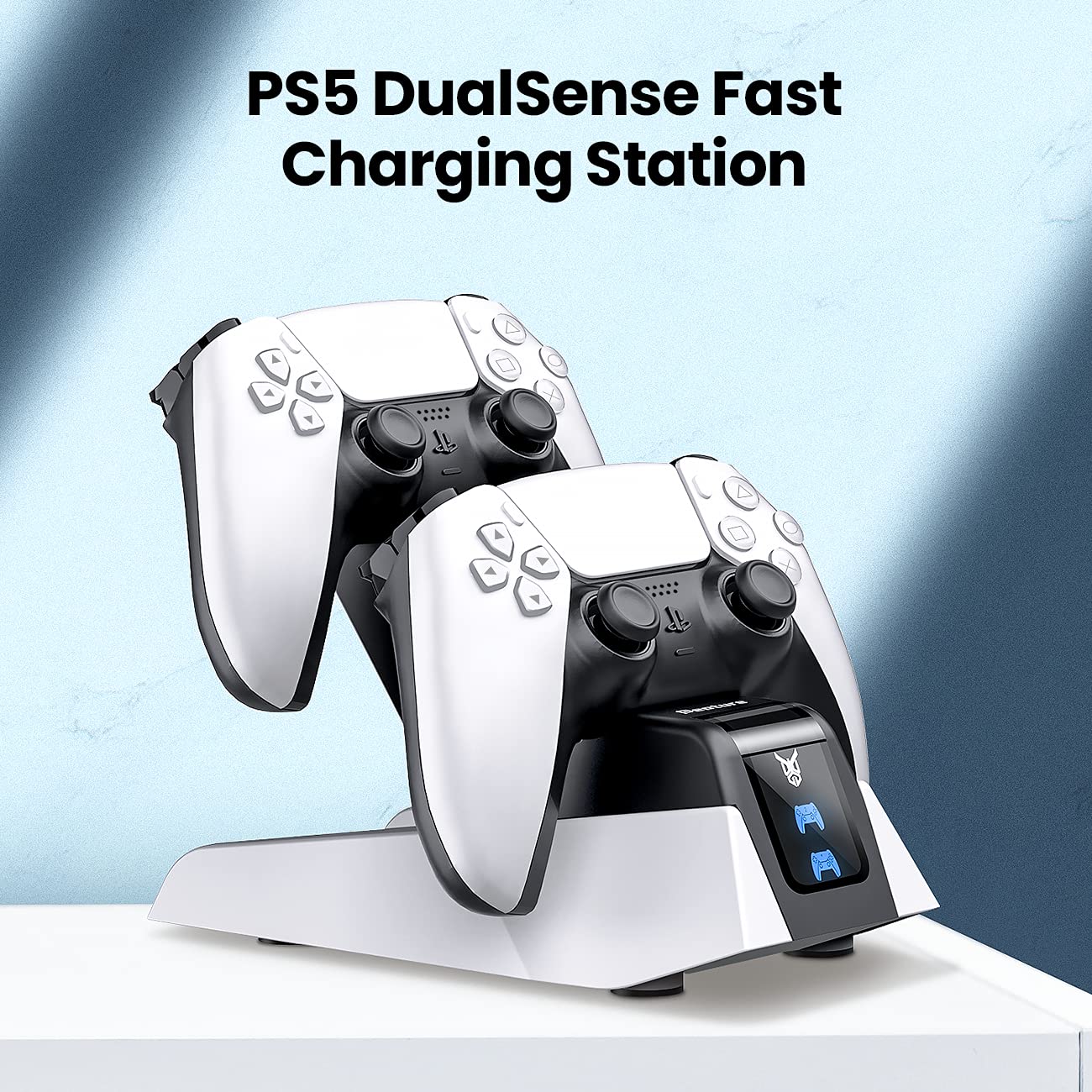 Dual Controller Charging Stand,Charging Station with Fast Charging,Dual Controller Charging Stand with LED Indicator