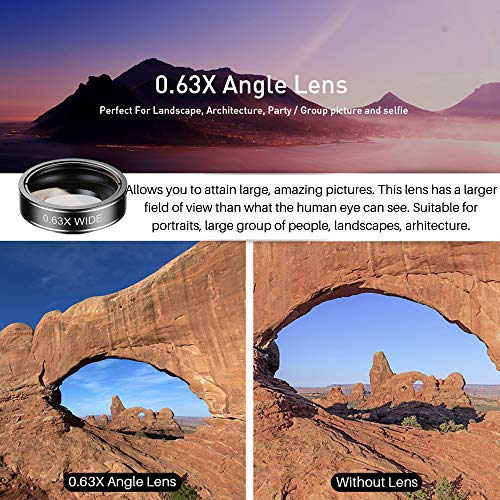 SHUTTERMOON Upgraded Phone Camera Lens Kit for iPhone 13/12/11/X/8/7 Smartphones/Pixel/Samsung/Android Phones Camera. 2xTele Lens Zoom Lens+Fisheye Lens+Super Wide Angle Lens&Macro Lens+CPL (5 in 1)