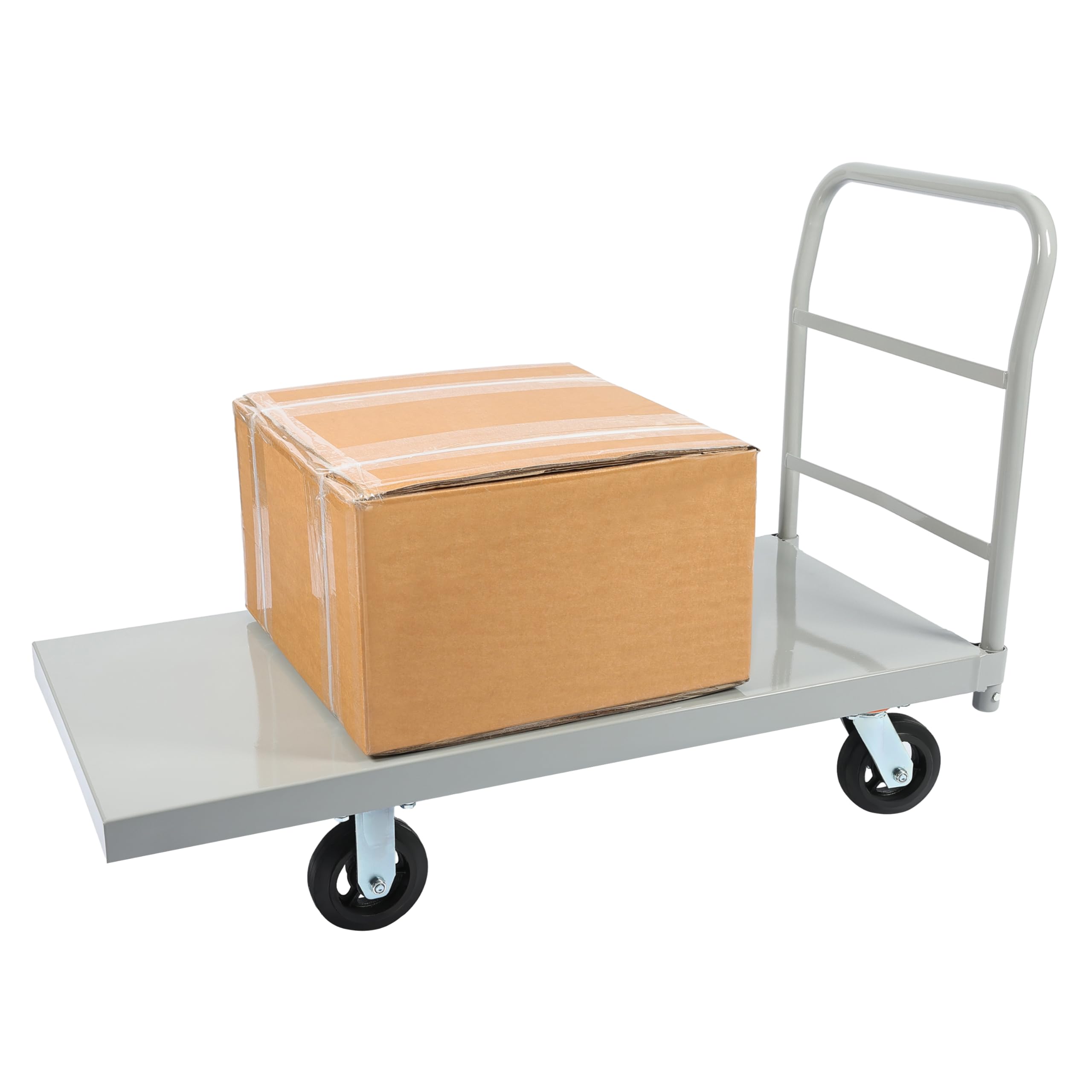 HECASA Flat Dolly Cart with Wheels Heavy Duty Platform Truck Push Dolly for Luggage Moving - 2000lbs Capacity