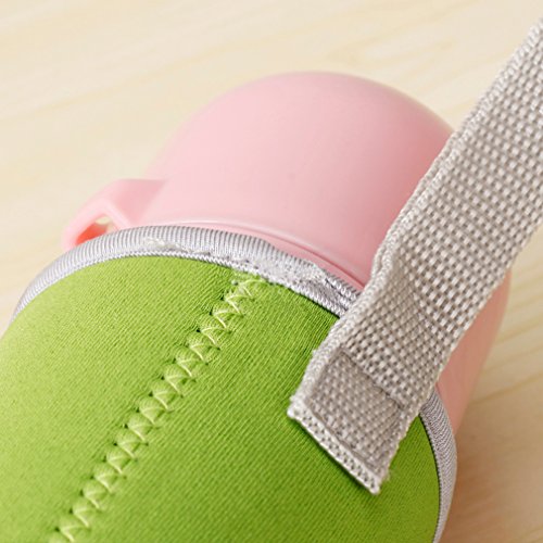 sunkey 7 Pack Neoprene Water Bottle Sleeve 12oz - 19.4 oz Insulated Collapsible Drink Bottle Covers Carrier, Multi-color