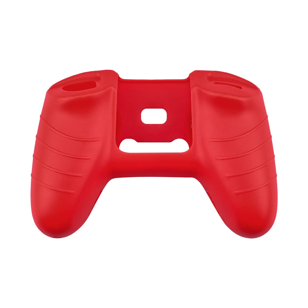 Drone Remote Control Game Silicone Sleeve, Through the Machine Handle Protective Cover Strap Remote Controller Joystick, Suitable for DJI Avata/FPV Combo Accessories (Black + Black Lanyard)