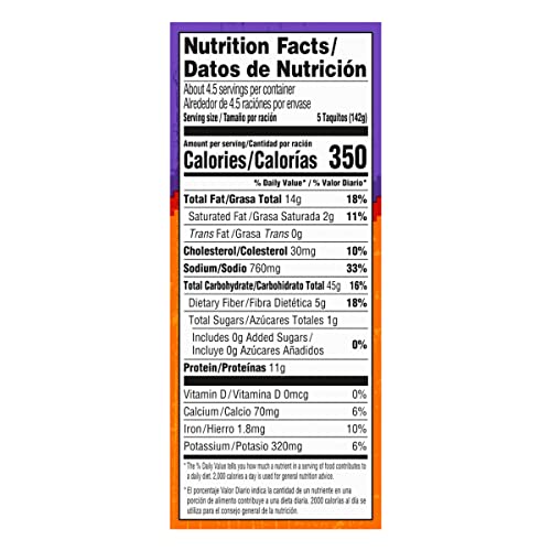 Delimex White Meat Chicken Corn Taquitos Frozen Snacks, 23 ct Box