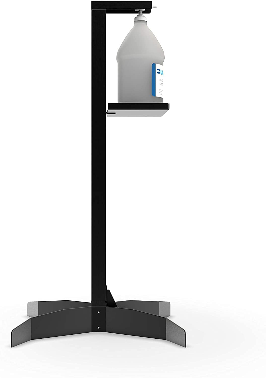 Duralec Foot Operated Hand Sanitizer Stand, Freestanding Fully Adjustable Hand Sanitizing Station for Commercial and Industrial Use