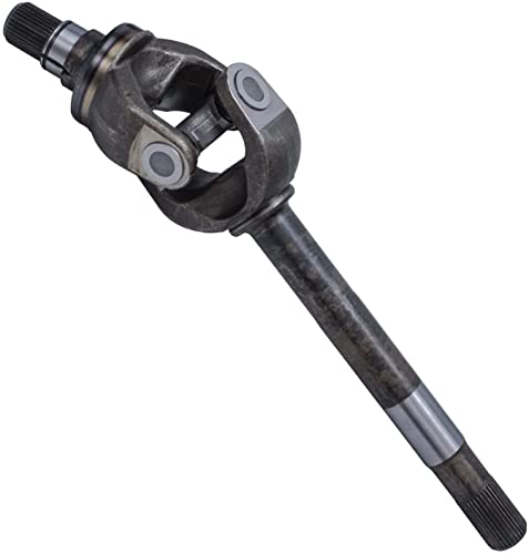 Detroit Axle - Front 2pc U-Joint CV Axles for 2005-2014 Ford F-250 F-350 Super Duty, 2 U-Joint CV Axles Assembly 2006 2007 2008 2009 2010 2011 2012 2013 Replacement