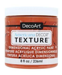 Decoart Texture Acrylics 8oz BurntOrng, None