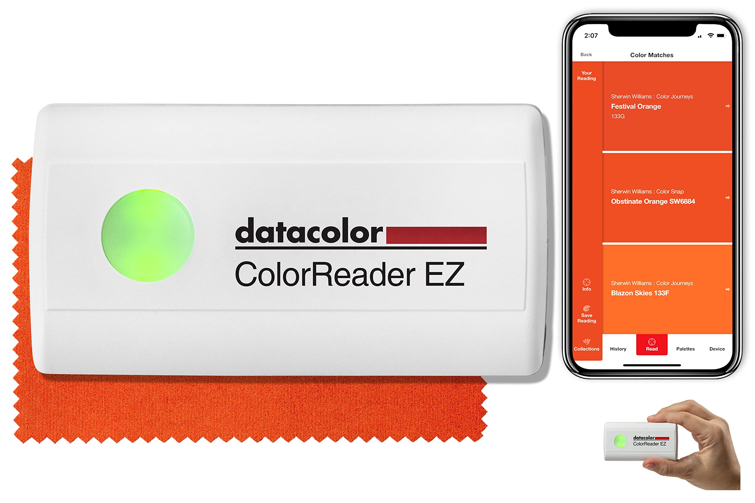 datacolor ColorReader EZ – Portable Color Scanner. Simplify Color Selection & Eliminate Color Indecision. Identifies Paint Colors & Digital Color Values Instantly
