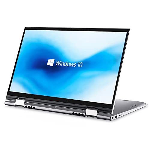 Dell 2021 Newest Inspiron 5410 2-in-1 Touch-Screen Laptop, 14" Full HD, Intel Core i7-1165G7 Evo, 16GB RAM, 512GB PCIe SSD, HDMI, Webcam, FP Reader, WiFi-6, Backlit KB, Win 10 Home, Silver