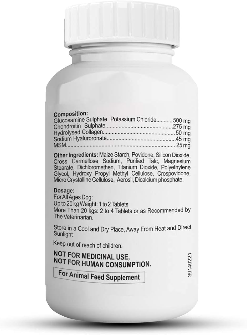 Maintains Healthy Hip and Joint Function: Give Your pet The Support They Need for Healthy Hip and Joint Function. Our Supplement Helps Maintain Joint Health, Age-Related wear and Tear
