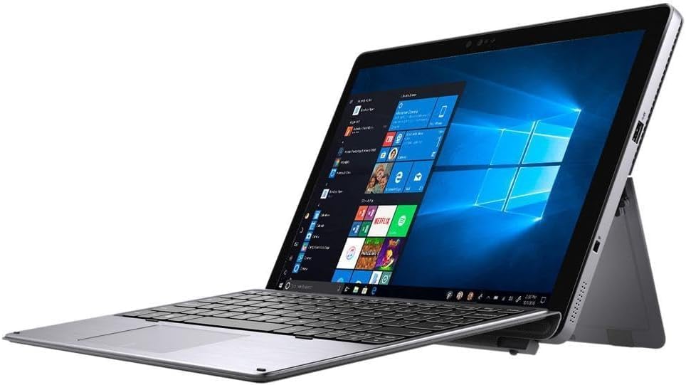 Dell Latitude 7200 2-in-1 12.3" FHD Convertible Tablet Laptop Intel Core i7-8665U 16GB RAM 512GB SSD, Touchscreen, Fingerprint Reader, Backlit Keyboard, Windows 10 Pro (Renewed)